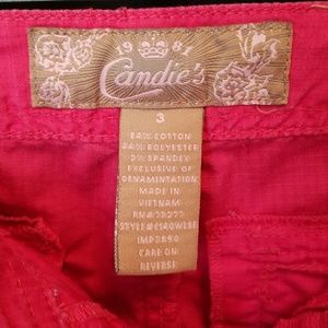 Candie's | Pants & Jumpsuits | Candies Hot Pink Embellished Cargo Pants ...