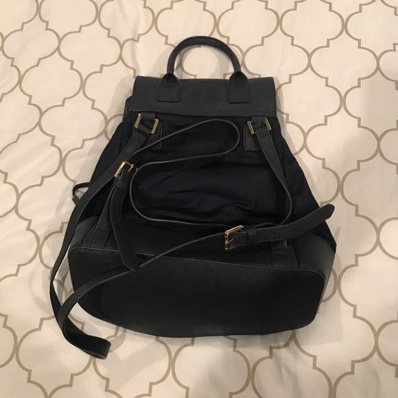 Tory Burch | Bags | Tory Burch Blue Backpack | Poshmark