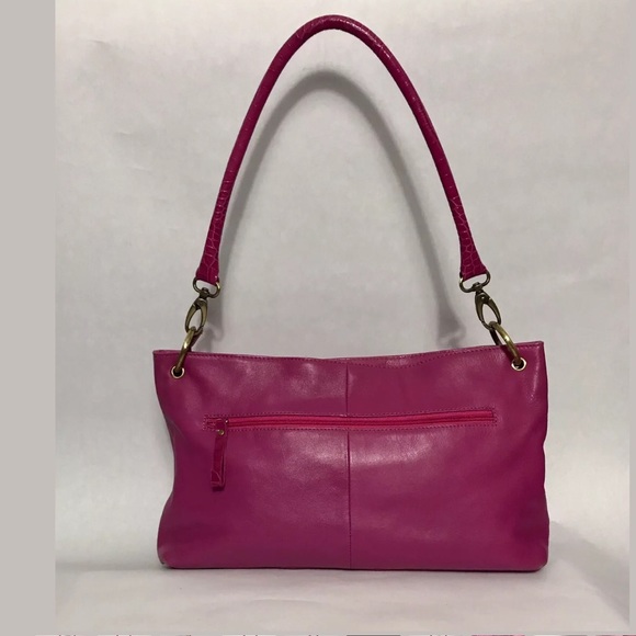 Sondra Roberts | Bags | Sondra Roberts Pink Two Toned Leather Shoulder ...