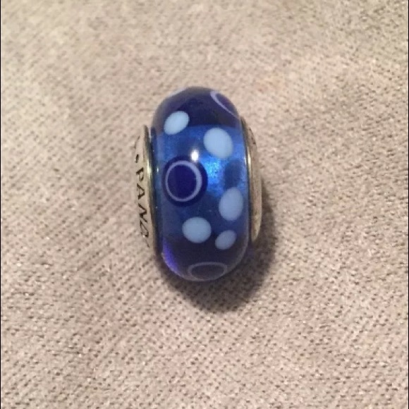 Pandora | Jewelry | Pandora Blue Bubble Bead | Poshmark