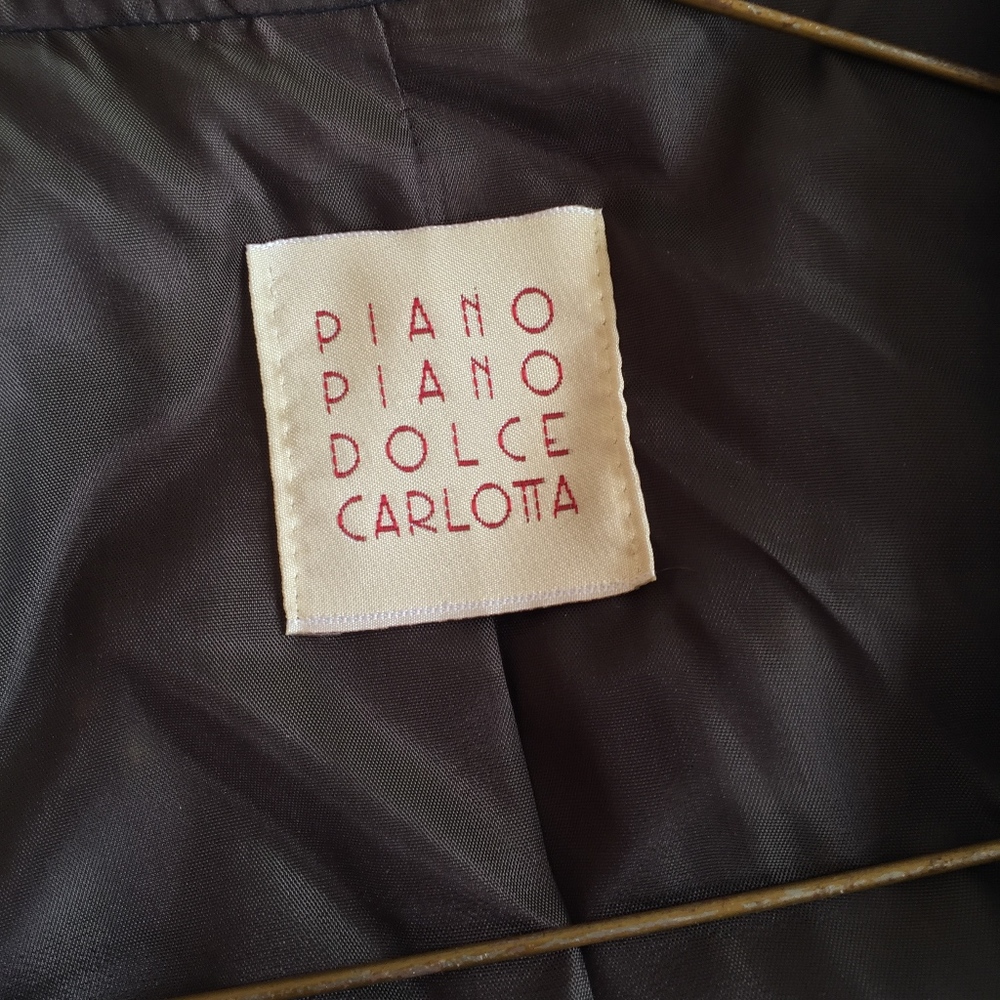 Piano Piano Dolce Carlotta Lined Long Panel Jacket - Gem