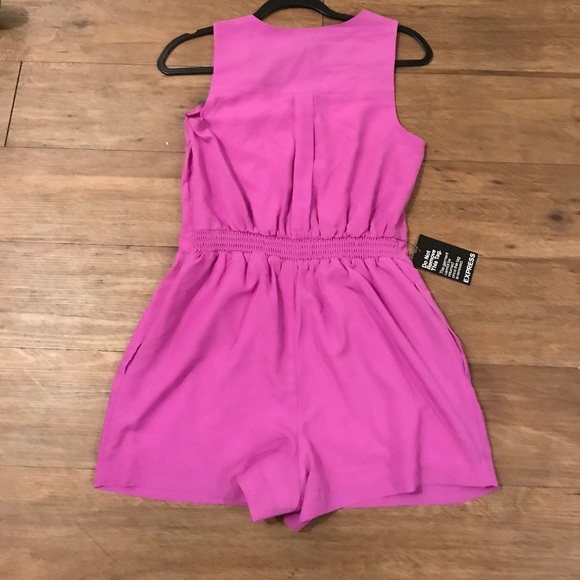 Express | Pants & Jumpsuits | Nwt Express Lavender Romper | Poshmark