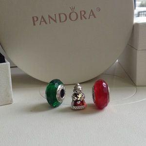 Pandora | Jewelry | Pandora Mrs Claus Christmas Charm Set | Poshmark