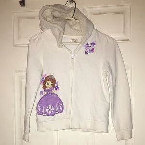 Disney | Jackets & Coats | Sofia The First Hoodie Sweatshirt Jacket ...