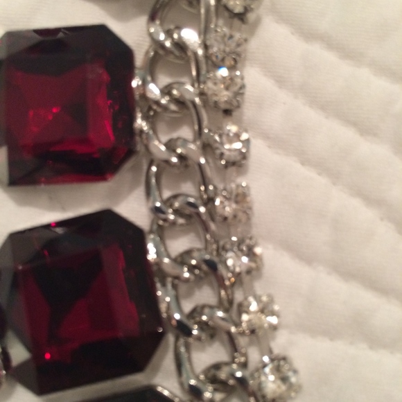 Jewelry | Ruby Red Fashion Necklace | Poshmark