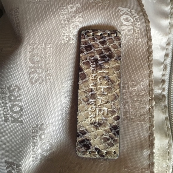 Michael Kors | Bags | Michael Kors Snake Skin Shoulder Bag | Poshmark