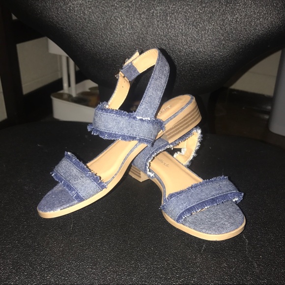 Shoes | Cutest Denium Sandals Ever | Poshmark