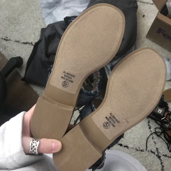 Shoes | Cutest Denium Sandals Ever | Poshmark
