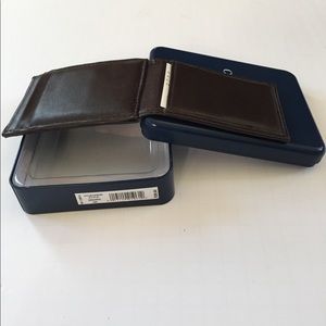 croft & barrow | Accessories | Nwt Brown Vegan Leather Magnetic Front ...