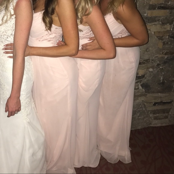 haley paige | Dresses | Haley Paige Blush Bridesmaid Dress Style 5652 ...
