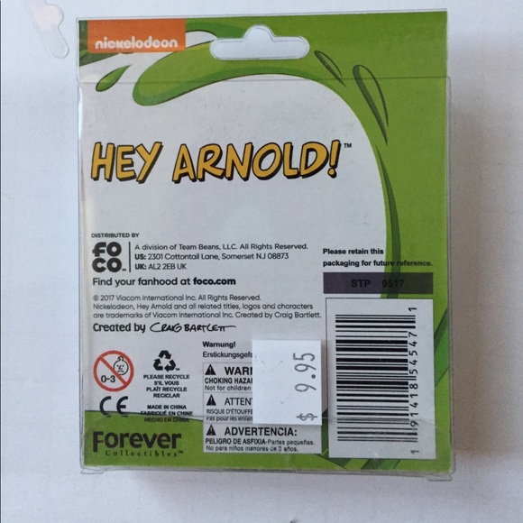 Nickelodeon | Other | New W Tags Nickelodeon Hey Arnold Spinner | Poshmark