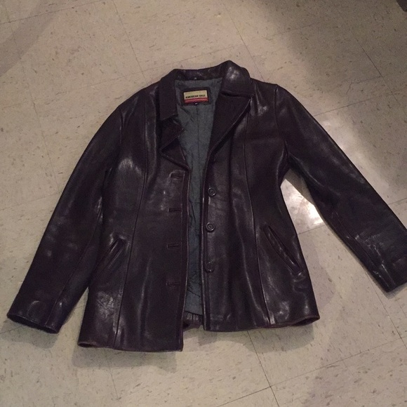American Base | Jackets & Coats | Vintage Leather | Poshmark