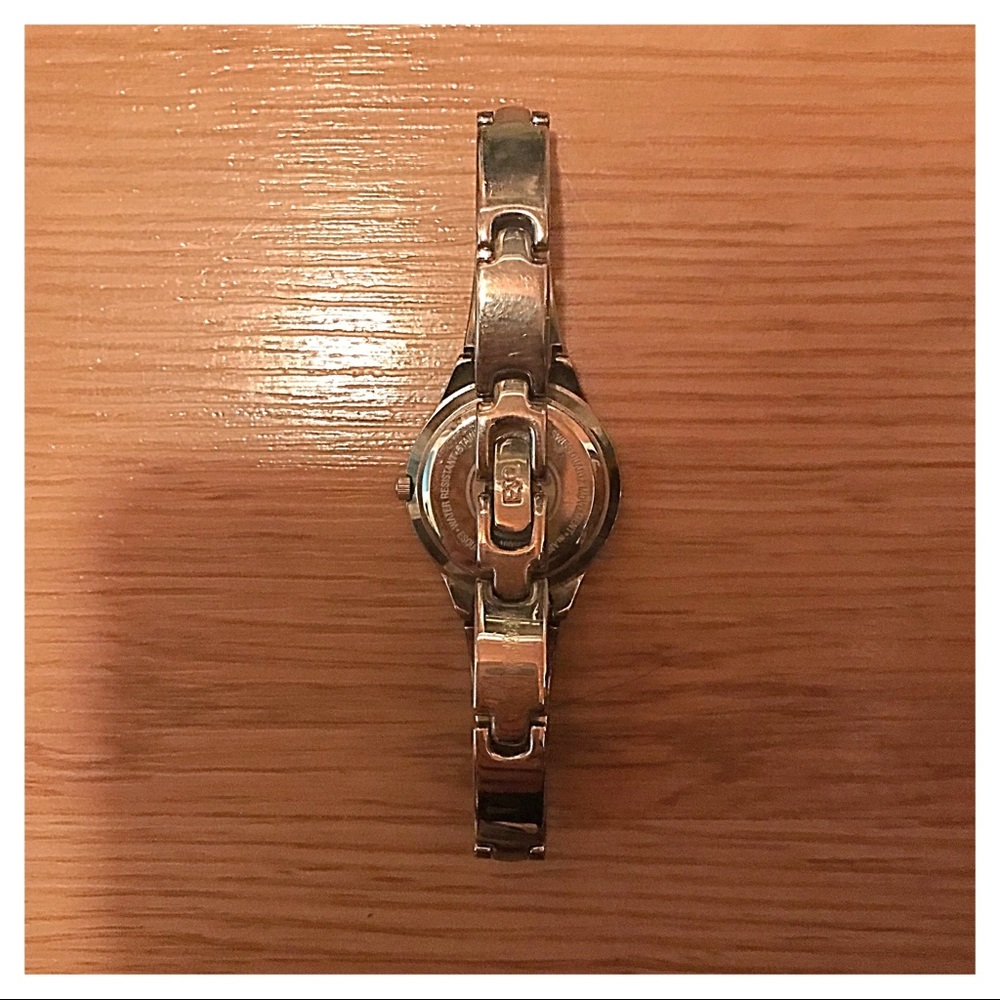 {Esquire Esq Swiss} Silver And Black Watch - Gem