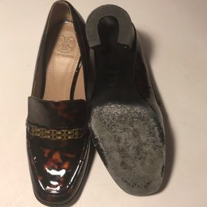 Tory Burch | Shoes | Tory Burch Tortoise Shell Berline Mid Heel Loafers ...