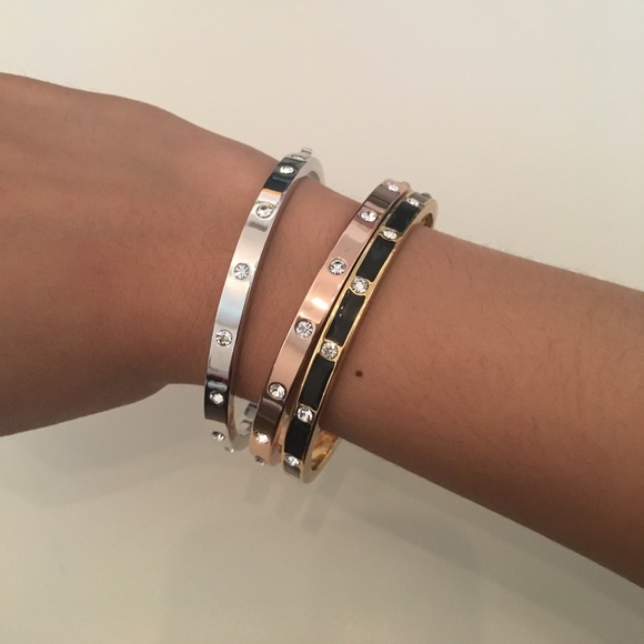 kate spade | Jewelry | Kate Spade Set In Stone Bangles 3 Different ...