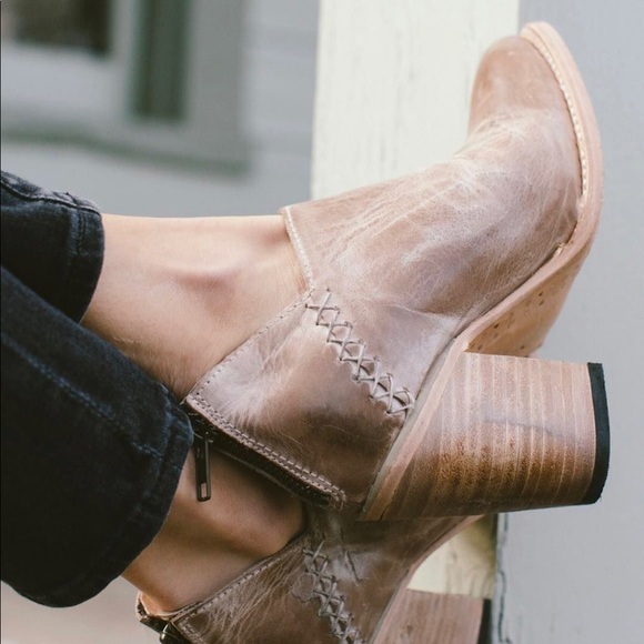 Steve Madden | Shoes | Freebird Distressed Stitched Ankle Booties ...