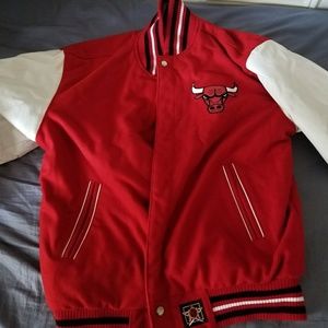 Jackets & Coats | Vintage Chicago Bulls Reversible Varsity Jacket ...