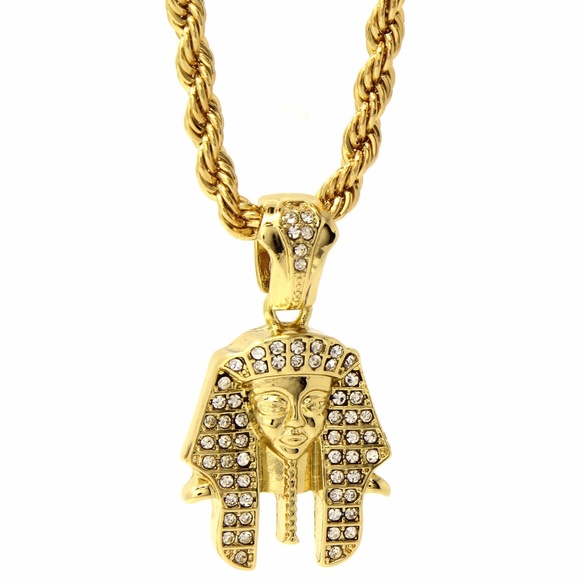 Accessories | Full Iced Out Miami Cuban Chain Pharaoh Necklace | Poshmark