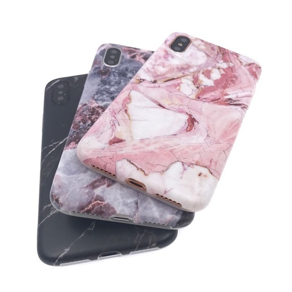 Accessories | Iphone X Marble Case Pink White High Quality New | Poshmark