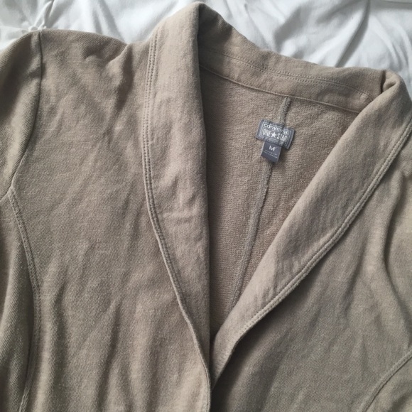 Converse | Jackets & Coats | Converse Tanbeige Sweatshirt Blazer Jacket ...