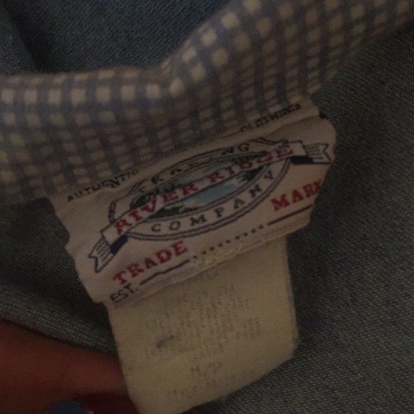 river ridge | Jackets & Coats | Vintage Flower Denim Vest | Poshmark