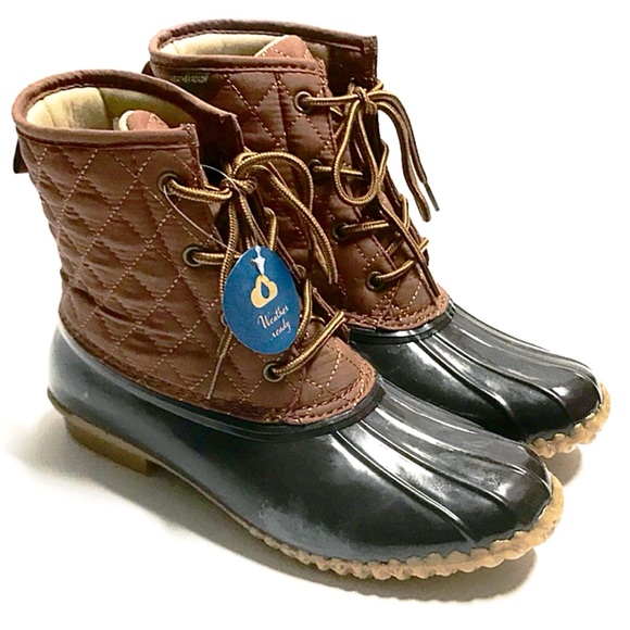 Jambu | Shoes | Jambu Womens Brown Stefani Quilted Duck Boot New | Poshmark