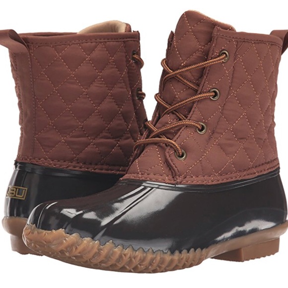 Jambu | Shoes | Jambu Womens Brown Stefani Quilted Duck Boot New | Poshmark