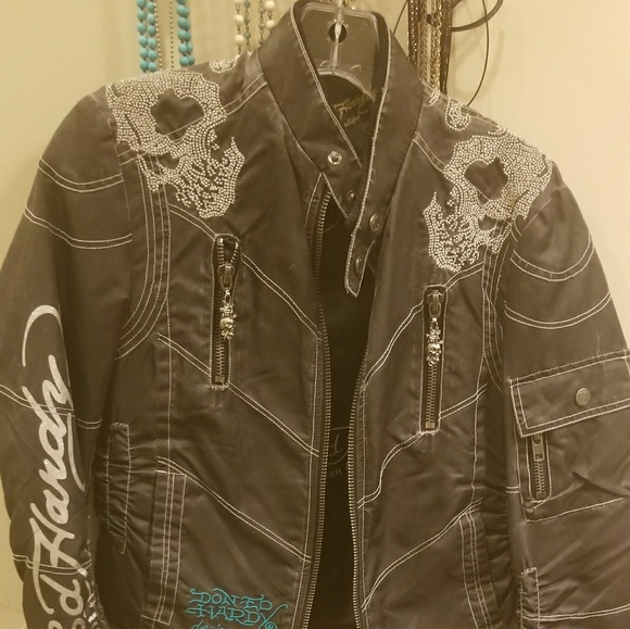 Ed Hardy | Jackets & Coats | Authentic Ed Hardy Jacket | Poshmark