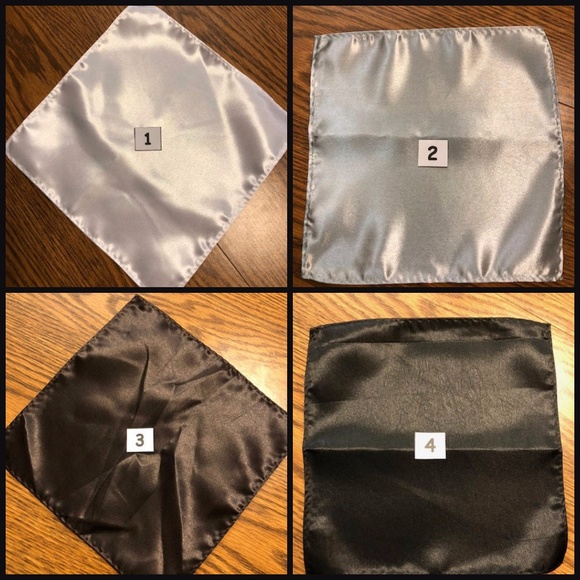 Hand Made | Accessories | Mens Satin Pocket Squares Various Colors ...