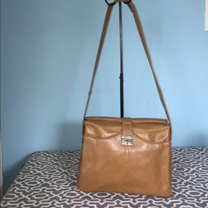 Bags | Vintage Camel Handbag W Adjustable Straps | Poshmark