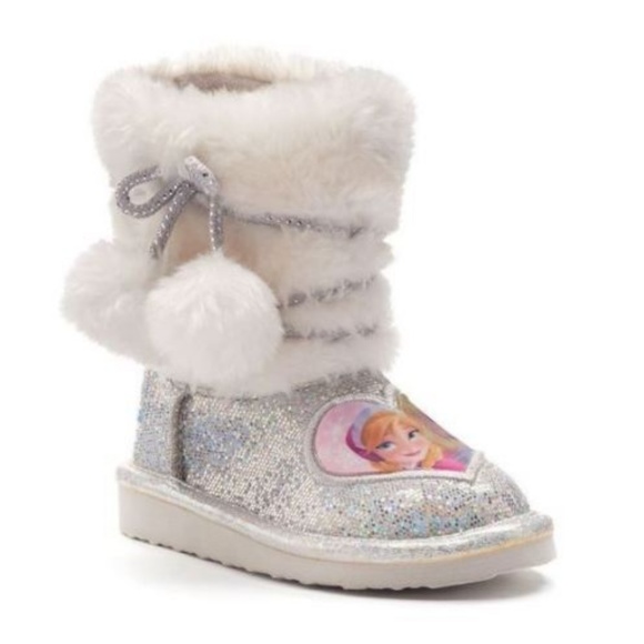 Shoes | New Elsa Anna Frozen Pom Pom Boots 11 | Poshmark