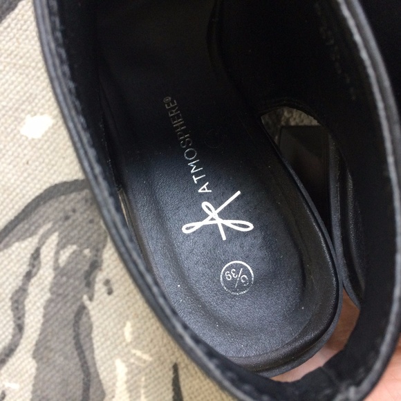 Atmosphere | Shoes | Atmosphere Sling Back Peep Toe Boots 9 | Poshmark