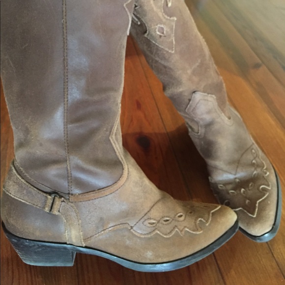 Reba | Shoes | Reba Brown Leather Boots | Poshmark