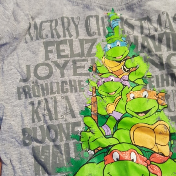 assorted | Shirts & Tops | 2 Holiday Boy Tshirt Snoopy Ninja Turtles ...