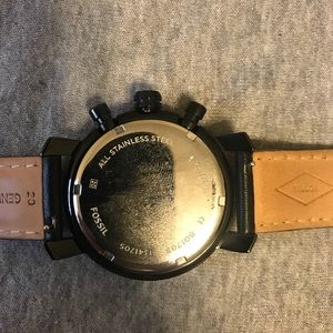 Fossil | Accessories | All Black Mens Fossil Watch 2mm | Poshmark