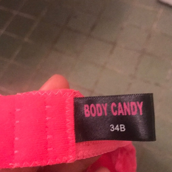Body Candy | Intimates & Sleepwear | Hot Pink Lacy Push Up Bra | Poshmark