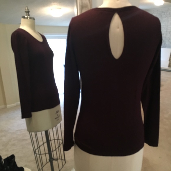 Ann Taylor | Sweaters | Ann Taylor Keyhole Back Sparkle Sweater | Poshmark