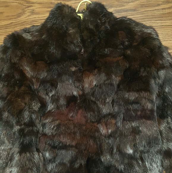 Jackets & Coats | Vintage Rabbit Fur Coat | Poshmark