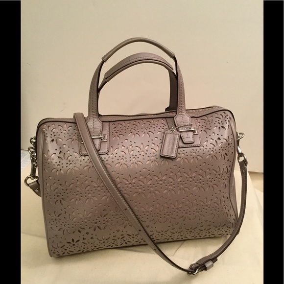 Coach | Bags | Coach Laser Cut Handbag | Poshmark