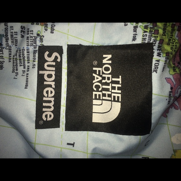 Supreme | Jackets & Coats | Supreme North Face Map Jacket | Poshmark