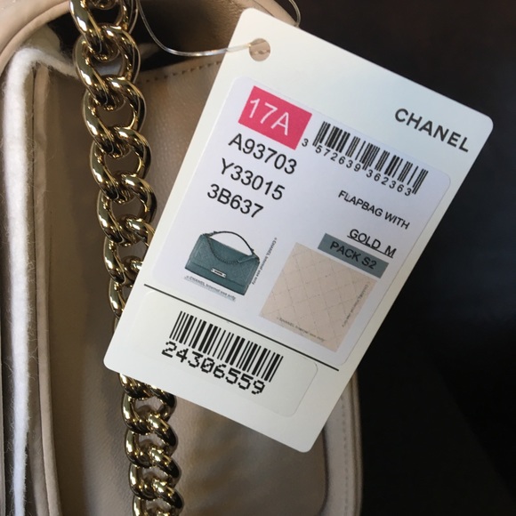 CHANEL | Bags | Chanel Label Click Medium Flap Bag With Handle | Poshmark