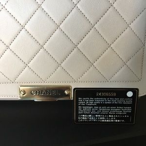 CHANEL | Bags | Chanel Label Click Medium Flap Bag With Handle | Poshmark