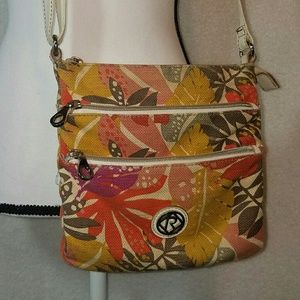 Relic | Bags | Tropical Floral Print Relic Crossbody Purse Euc | Poshmark