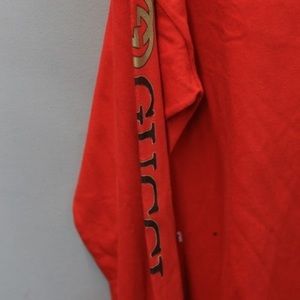 Gucci | Shirts | Vintage Mens Red Gucci Shirt Xl | Poshmark