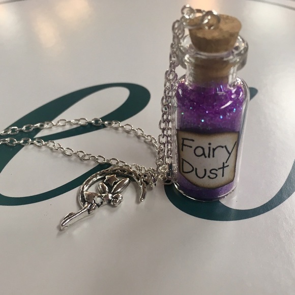 Hot Topic | Jewelry | Fairy Pixie Dust Glitter Bottle Necklace Gift ...