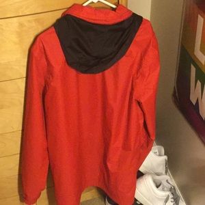 Timberland | Jackets & Coats | Red Timberland Windbreaker Jacket | Poshmark