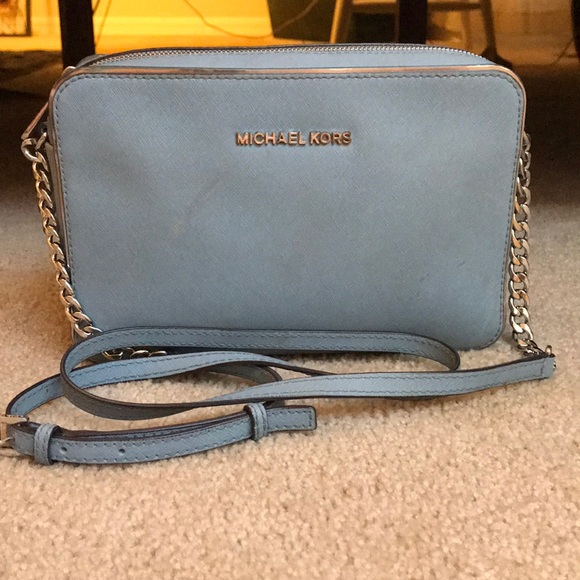 MICHAEL Michael Kors | Bags | Michael Kors Jetset Leather Saffiano Crossbody | Poshmark