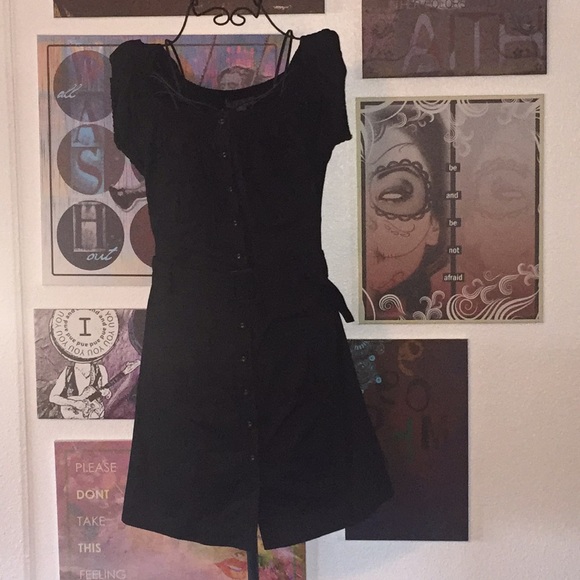 Dresses | Nwt Cute Little Black Dress With Belt | Poshmark