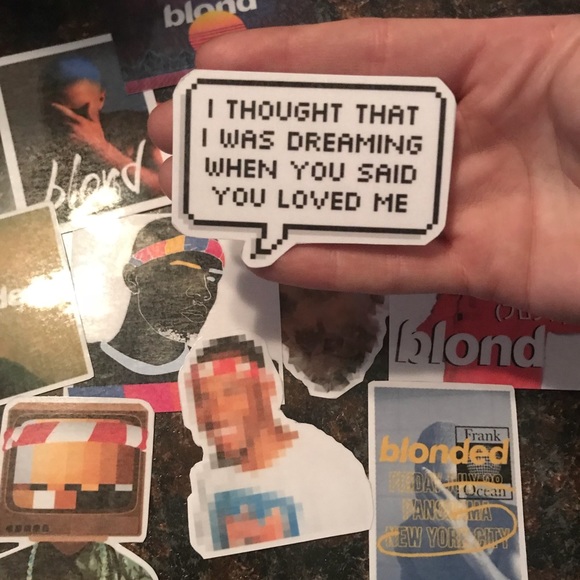 Accessories | Handmade Frank Ocean Stickers 12 Piece | Poshmark