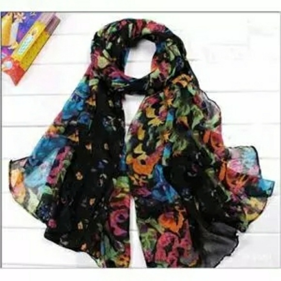 Accessories | 5 For 25multicolored Scarf | Poshmark